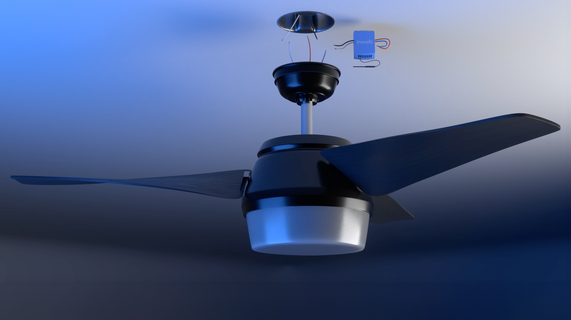 Blue Series Smart Fan/Light Canopy Module | Inovelli